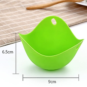 6 Pcs Egg Poacher,Poached Egg Maker,Non-Stick Poached Eggs Cups,for delicious poached eggs