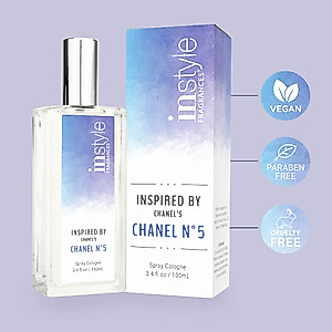 Instyle Fragrances | Inspired by Chanel's Chanel No. 5 | Women’s Eau de Toilette | Vegan, Paraben Free | Never Tested on Animals | 3.4 Fluid Ounces