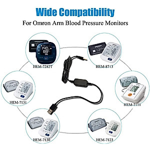 DigitCont USB 5V to DC 6V 4mm x 1.7mm Power Cable, Compatible with Omron blood pressure monitor, USB Voltage Step Up Converter Cable, Power Supply Adapter Cable, 4 ft. DC 5V to DC 6V Cable