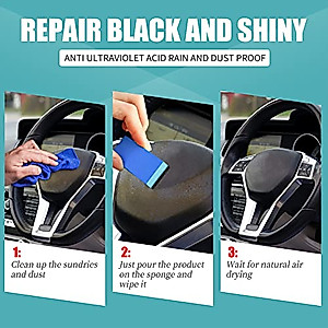 Eishi Automotive Interior Cleaning Agent Car Parts Refurbish Agent Multi-Functional Car Cleaning Retreading Plastic Revitalizing Coating for Car