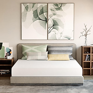 GAESTE 10 Inch Cal King Cooling Gel Memory Foam Medium Firm Mattress Breathable Pressure Relief CertiPUR-US Certified Mattress-in-a-Box for Kids and Adults No Fiberglass (California King, 10 in)