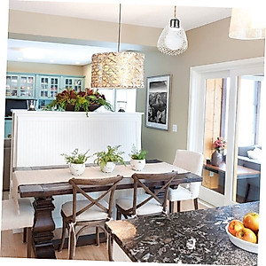 Uonlytech 2 Pcs Wrought Iron Lampshade Light Accessory Lampshade Adornment Decorative Lampshade Metal Light Shell Metal Lampshade Modern Lampshade Lamp Accessory Hollow-Out Lampshade