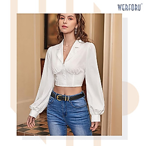 WERFORU 2 Pack Women Leather Belt Waist Skinny Dress Belts Solid Pin Buckle Belt for Jeans Pants