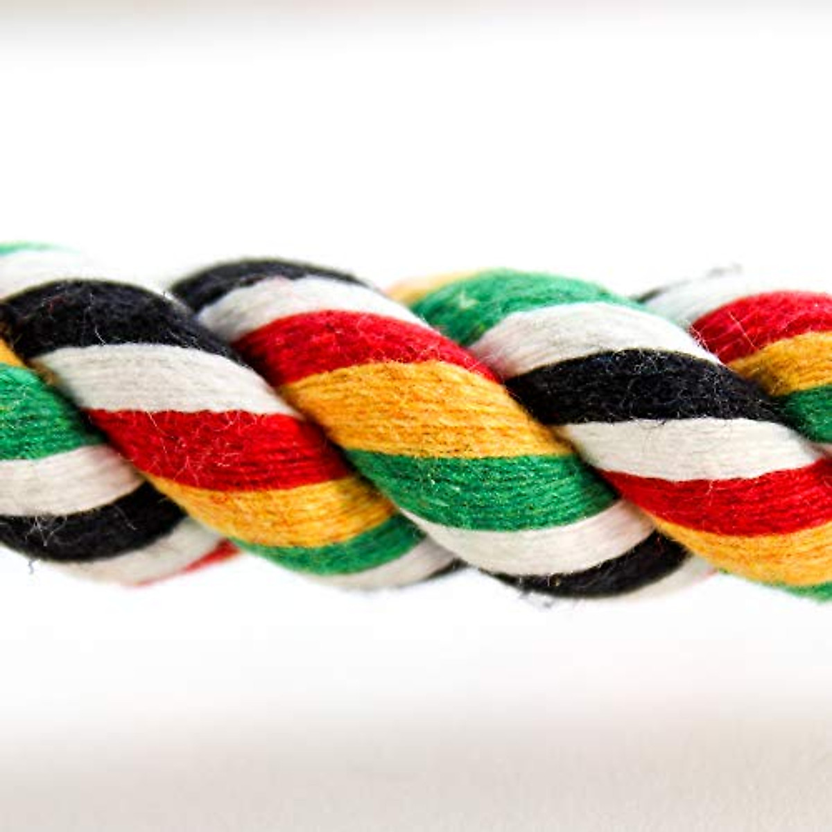 Penn-PLAX Bird Life Multicolored and Flexible Rope Perch – Create Fun, Colorful Curves and Bends – Great for Small and Medium Birds – 21” Long