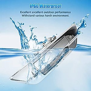 Aramox Trunk Handle Reverse Camera, Car Trunk Handle Color Backup Camera ABS IP66 Waterproof 150‑170° Wide Angles Replacement for Hilux 2017‑2021(Silver)