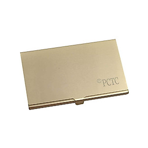 Secure Digital Memory Card Case,Ultrathin Mini Aluminum Waterproof Memory Card Carrying Case,Rustproof Compact Card SD Card Memory Card Protector Cover Storage,with 4 Micro SD & 2 SD Cards Slots(Gold)