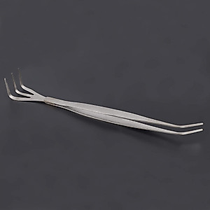 KIKYO Bonsai Root Rake + Tweezers, 2 in 1 Stainless Steel Bonsai & Gardening Tool Soil Bonsai Tree for Outdoor, default, Defult