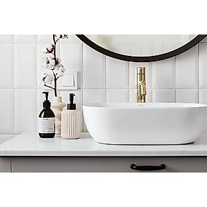 Juvielich Faucet Adapter, Fit for 0.87" Female Thread to 0.79" Male Thread Faucet Adapter, Rustproof Copper Faucet Adapter for Sink Faucets Silver