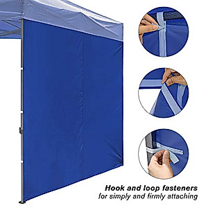 Instahibit 1080D 120g EZ Pop Up Canopy Sidewall UV30+ Fits 10x10ft Canopy Outdoor Picnic 1 Piece Garden