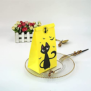 Halloween Treat Bags - 24 Pcs Halloween Trick or Treat Goody Gags Gift Bags, 24 Pcs Halloween Stickers, Halloween Goodie Bags Party Supplies