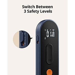 eufy Pet Dog Training Collar 2-Pack, 2 Rechargeable Training Collars with Remote, 3 Safe Training Modes, Soft Silicone Connectors, Safety Lock Switch, IPX7 Waterproof, Large Remote Range