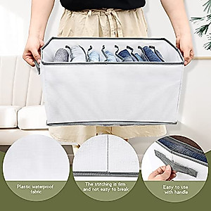 Clothes Drawer Organizers, Clothes Organizer for Folded Clothes, Nursery Dresser Drawer Organizers, Wardrobe Clothes Organizer,Pants Organizer, Bedroom Organization Storage (Small*2)