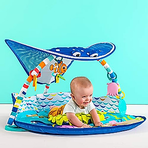 Bright Starts Disney Baby Finding Nemo Mr. Ray Ocean Lights & Music Gym, Ages Newborn +