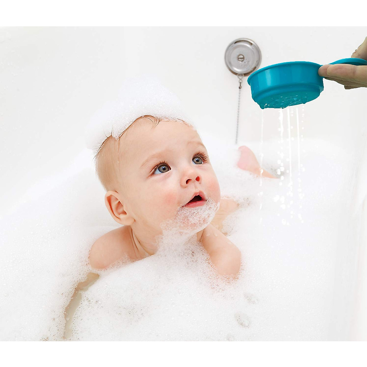 Ella Dream 17 PCs Multicolor Nesting and Stacking Cups Set, Baby Bathtub Toys, Early Learning Educational Toys for Infants, Toddlers, Stacking Cups with The Numbers, Shapes, Fruits, Animals Patten