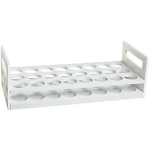 SP Bel-Art Scintillation Vial Rack; For 25-30mm Vials, 24 Places (F18512-0000), White