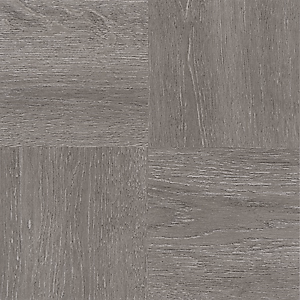 Nexus Self Adhesive 12-Inch Vinyl Floor Tiles, 20 Tiles - 12" x 12", Charcoal Grey Wood Pattern - Peel & Stick, DIY Flooring for Kitchen, Dining Room, Bedrooms & Bathrooms by Achim Home Decor