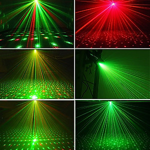 Party lights Strobe Stage Lights Disco DJ Lights Sound Activated with Remote Control Projection Effect for Karaoke KTV Club Parties Wedding Bar Festivals Stage Birthday Dancing Christmas