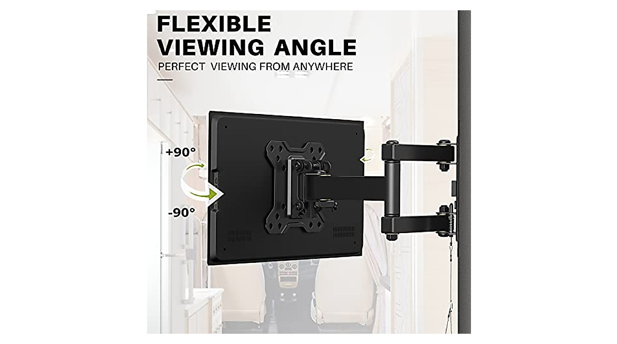 USX MOUNT Full Motion TV Wall Mount for 10-26" TVs