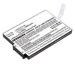 Synergy Digital Alarm System Battery, Compatible with Technicolor U46P313.00 Alarm System Battery (Li-Pol, 3.7V, 2800mAh)