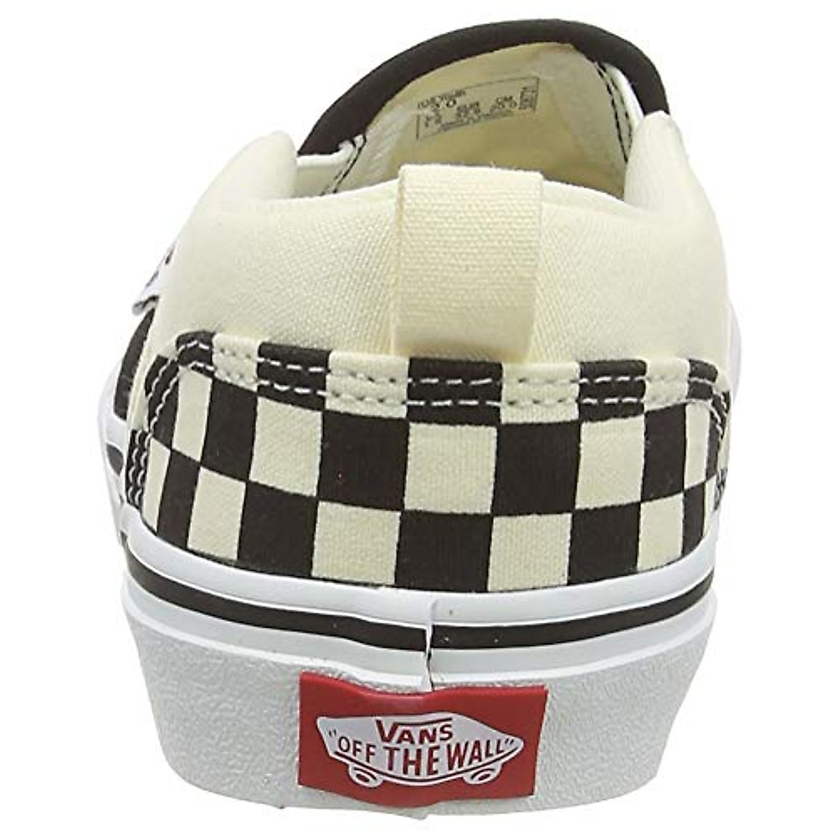 Vans YT Asher Trainers, Multicolour Checkers Black Natural Ipd, 5 US Unisex Big Kid