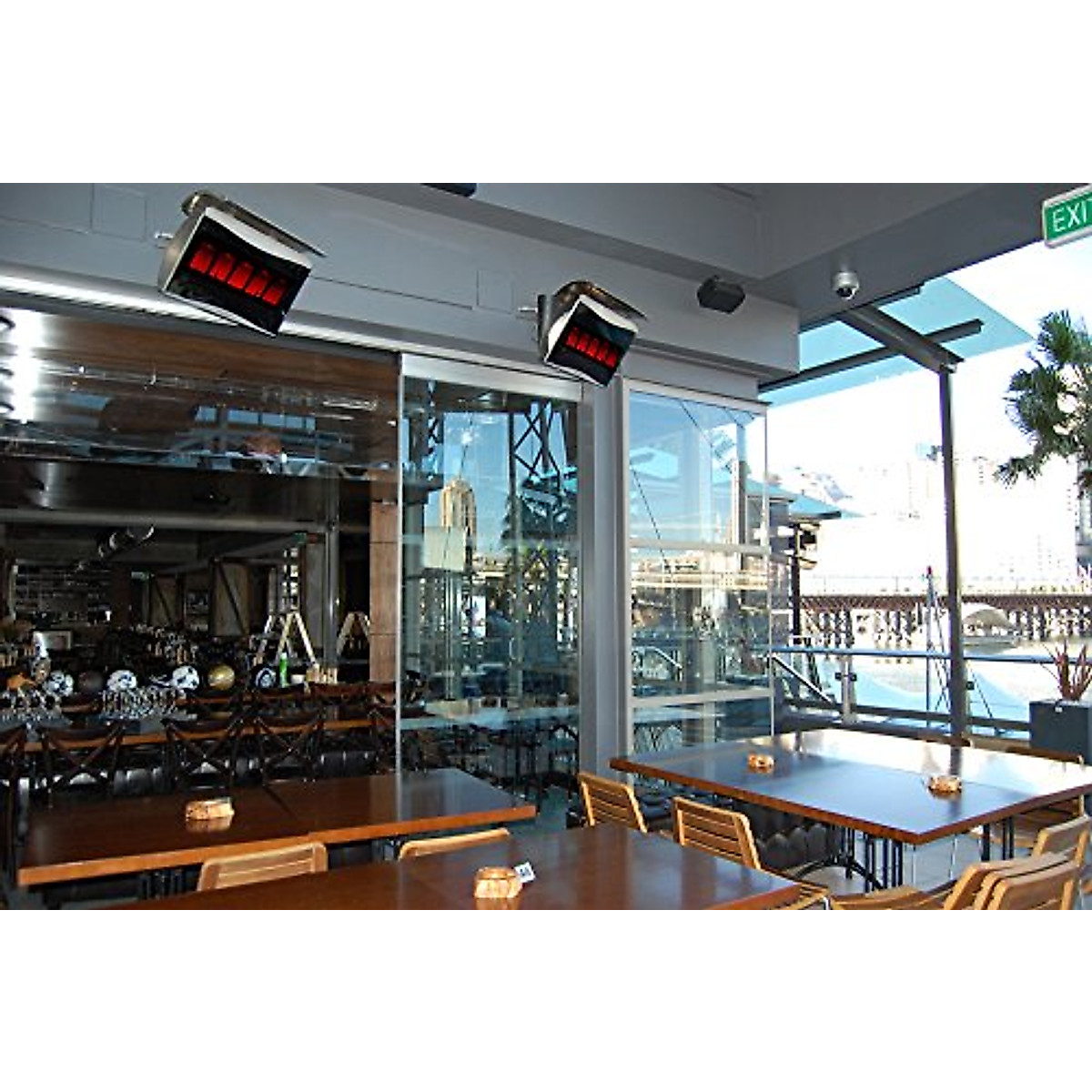 Bromic Heating BH0110003-1 Smart-Heat Platinum 500 Radiant Infrared Patio Heater, Natural Gas, 39800 BTU