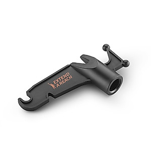 EXTEND-A-REACH Christmas Light Hanger Tool Attachment (Attachment Only) // Christmas Light Installation, String Lights, Birdfeeders // Twist-On Utility Hook Fits Standard Acme Threaded Pole