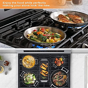 DAORDAER Stove Covers for Gas Burners, Stove Top Cover Cropped Easy Clean Reusable Stove Protector Liners Non Stick Washable Liner Gas Stove Burner Covers Fits Most Gas Range,27x16.7in