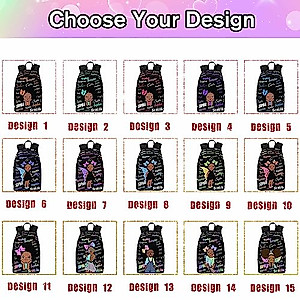 InterestPrint Backpack Little Princess Glitter Gold Bookbag School Backpack for Girls Boys Backpacks Canvas Light Laptop Bag