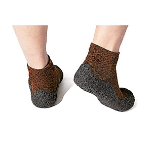 Joomra Socks Men Minimalist Running Shoes Size 13 Barefoot Walking Sockshoes Women Athletic Climbing Weightlifting Tennis Outdoor Lady Hiking Fishing Exercise Boating Workout Brown