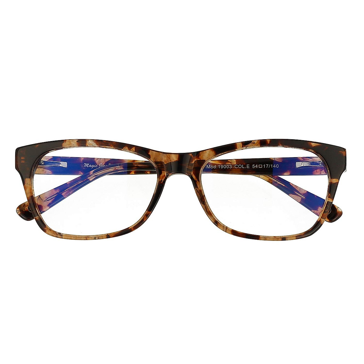MAGIC JING Blue Light Blocking Computer Gaming Glasses Anti Glare UV Protection Rectangle Eyeglasses For Men And Women (Tortoise)