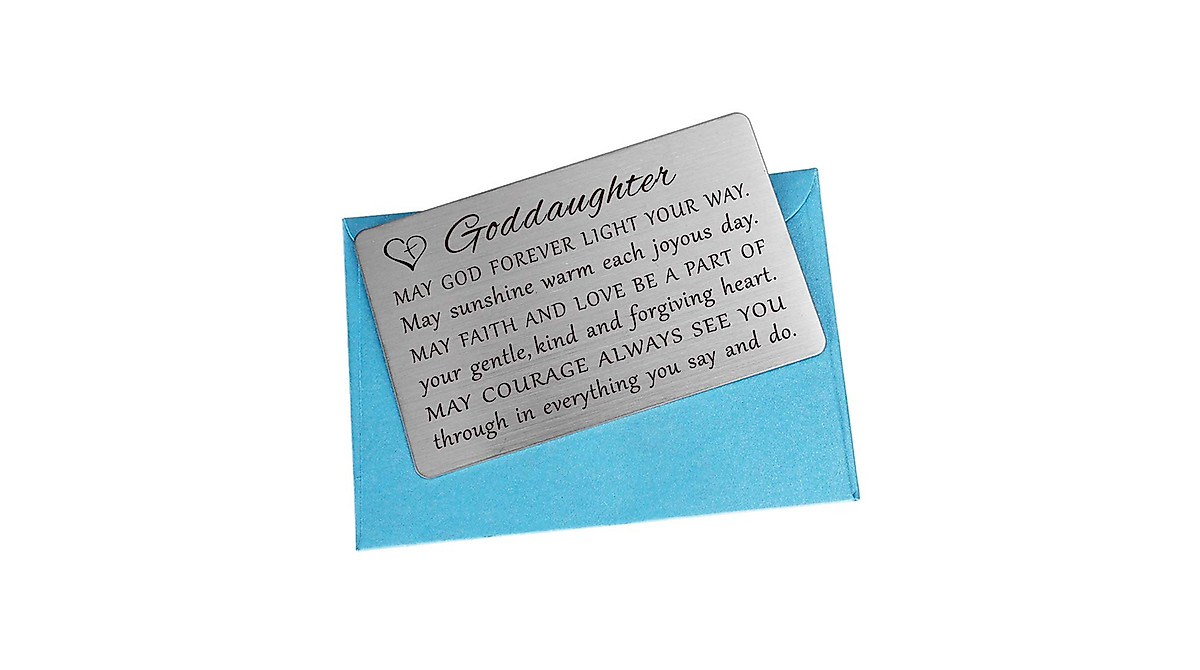 Engraved Goddaughter Gifts Card for Every Occasion