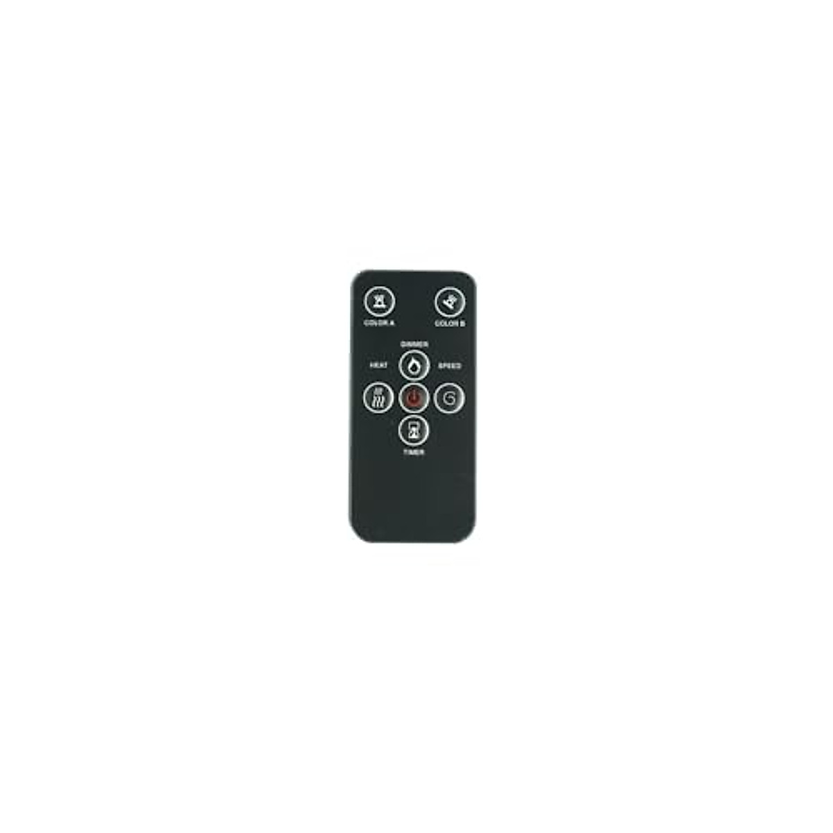 Hotsmtbang Replacement Remote Control for Xbeauty S230 S230B LED 3D Electric Infrared Fireplace Space Heater