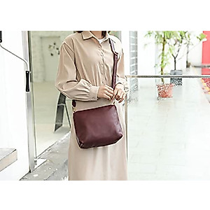 MKF Collection Tote Shoulder Bag for Women, Crossbody Purse & Wristlet -Pocketbook 3 PCs Handbag Set Beige