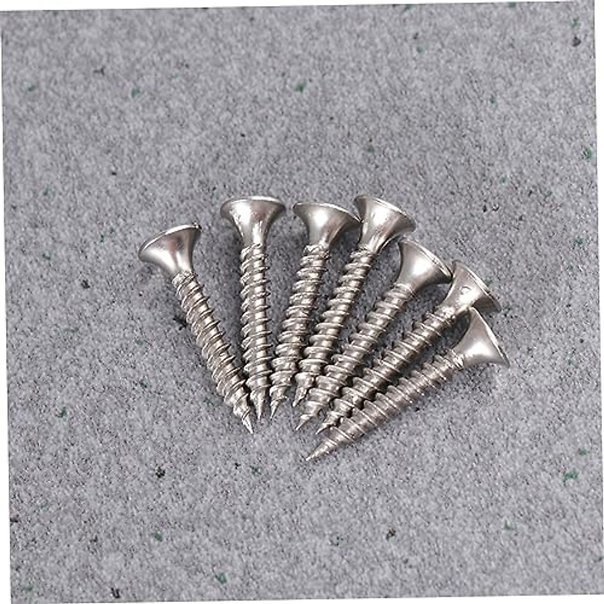 DOITOOL 6 Pcs 4 Home Furniture Hardware Interior Hinge with Screws Folding Door Hinge Folding Hinge Plated Hinge Bearing Steel Hinge Mute Flat Hinge Door Loose-Leaf Hinge Bearing Household