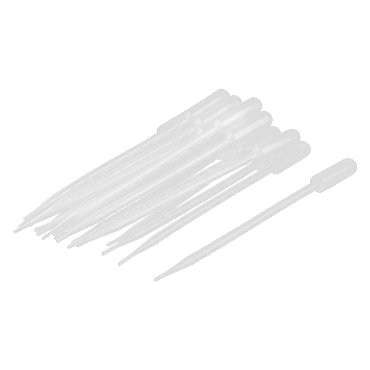 uxcell Plastic Transfer Pipettes Graduated Dropper 10ml Capacity 20 Pcs Clear