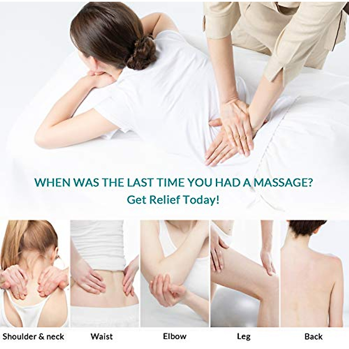 DONECO TENS Unit Pads 18 Pcs Replacement Pads Electrode Patches for Electrotherapy, 2"X4" 6 Pcs, 2"X2" 8 Pcs and 2" Circular 4 Pcs TENS Re-usable Electrode Pads