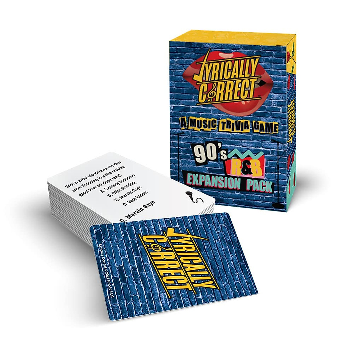 Lyrically Correct 90's Expansion Pack Music Trivia Card Game| Multi-Generational Family Gatherings, Adult Game Night and Fun Trivia