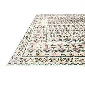 Rifle Paper Co. x Loloi Eden Collection EDE-03 Ivory 2'-6" x 11'-6" Runner Rug