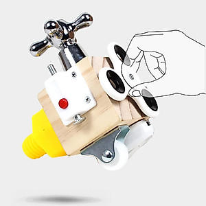 Fidget Toy Busy Cube for Kids,Montessori Toys for Toddlers, Wooden Sensory Toys Gifts for 3-8 Year Old Boys & Girls, Preschool Learning Activities Busy Board for Toddlers Educational Travel Toys