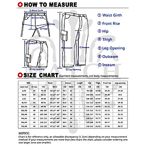 Match Men's Regular Fit Chino Jogger Cargo Pant (36W x 33L, 6539 Army Gray)