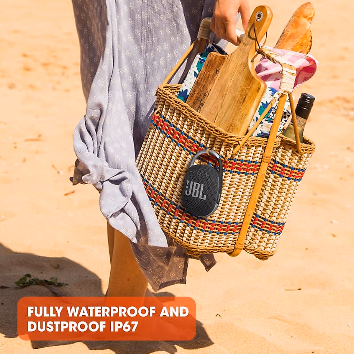 JBL Clip 4 - Portable Mini Bluetooth Speaker - Blue (Renewed)