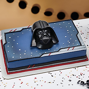 DecoSet® STAR WARS™ Darth Vader™ Cake Topper, 1-Piece, Use with Cake Decorations to Create Galactic Cakes, Black