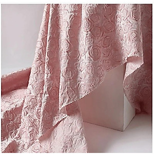 XMTXZYM 2 Meter 3D Jacquard Fabric Dress Cheongsam DIY Sewing Fabric