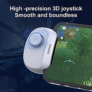 PUOX Mobile Game Controller Joystick, Call of Duty Mobile Game, Bluetooth Connection, Plug and Play, Single Joystick and Single Button Design, Suitable for Mobile Phone, Tablet Gamepad