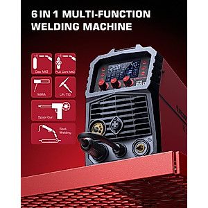 ARCCAPTAIN MIG200 Welder & Welding Helmet