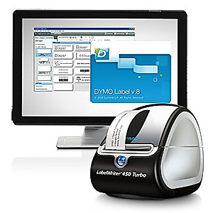 DYMO LabelWriter 450 Turbo Thermal Label Printer and 3 lb. Mailing Scale (1878460)