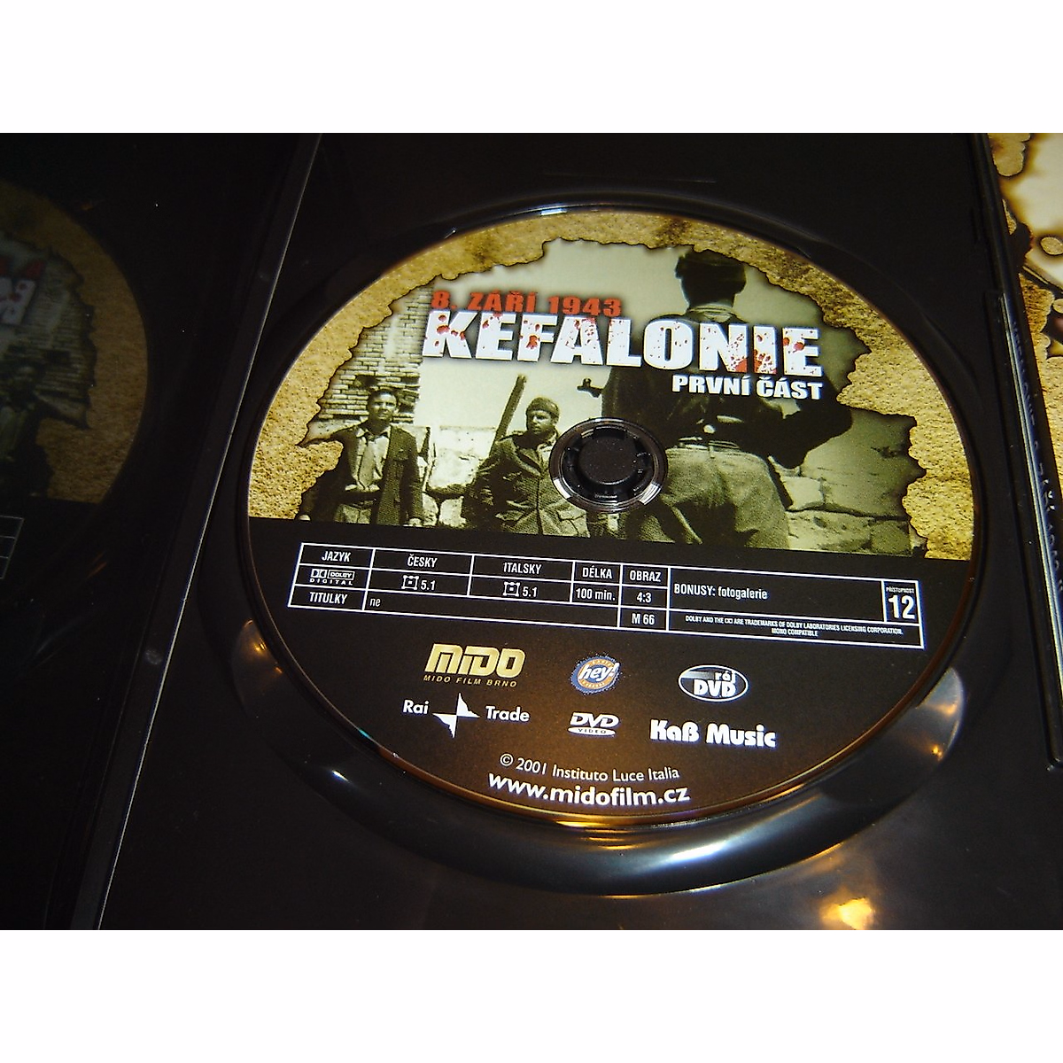 Cefalonia (2 DVD Set) - September 8 1943 Part 1-2. / Kefalonie, 8. září 1943 I. - II. Part / Audio: Italian, Czech