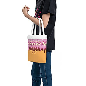 Ladies Women Fluffy Shoulder Bag Tote bags Creamy Ice Cream New Gift Purse Plush Handbag for Autumn and Winter