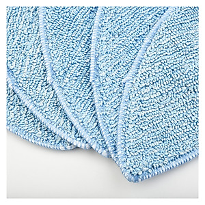 ZeAda 5PCS Mopping Pad,Compatible for Ecovacs DEEBOT OZMO U2/U2 Pro Robot Vacuum Cleaner Washable Cleaning Cloth Sweeper Replacement Parts
