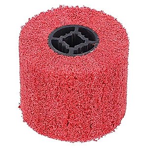 4.7x3.9in Nylon Polishing Wheel Polishing Machine Burnishing Wheel Polisher Accessory Red Polishing Tool